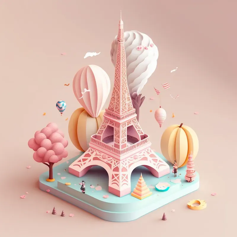 Isometric Theme Park Scenes